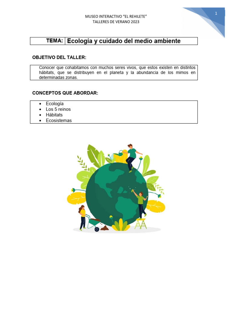 01-Ecología y Cuidado Del Medio Ambiente-C | PDF | Eucariotas | Organismos