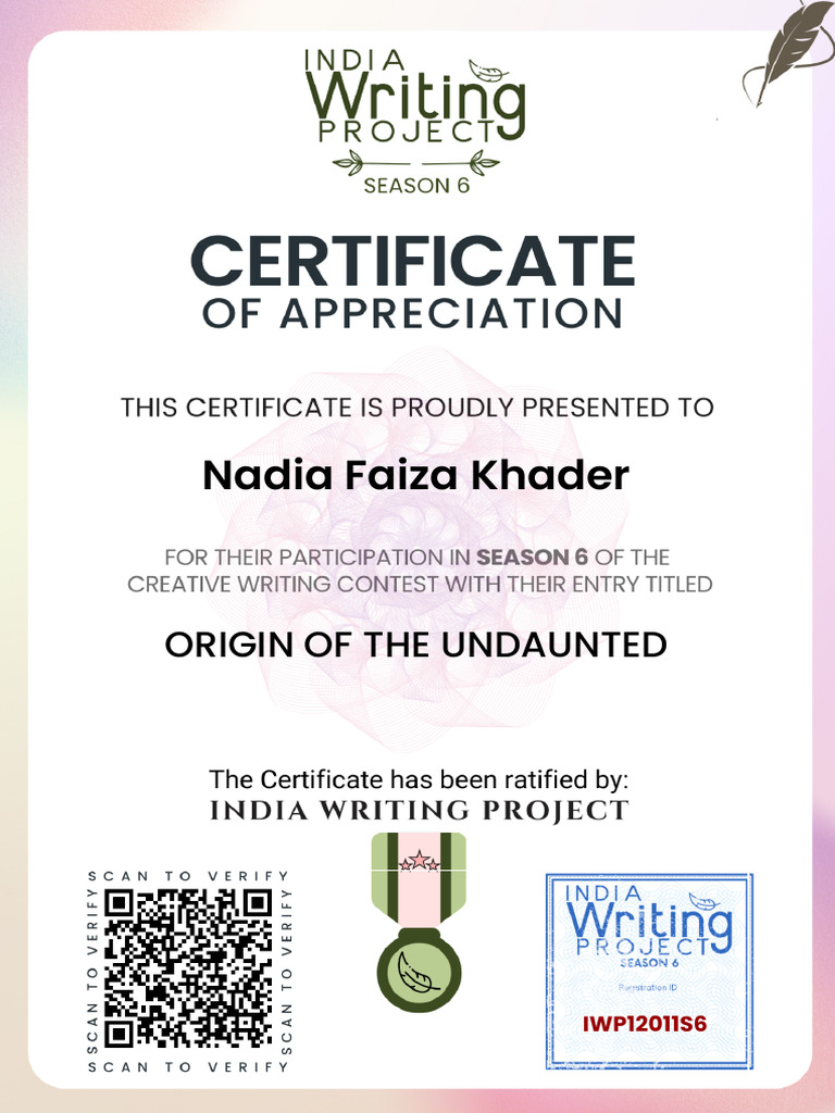 Certificate IWP | PDF