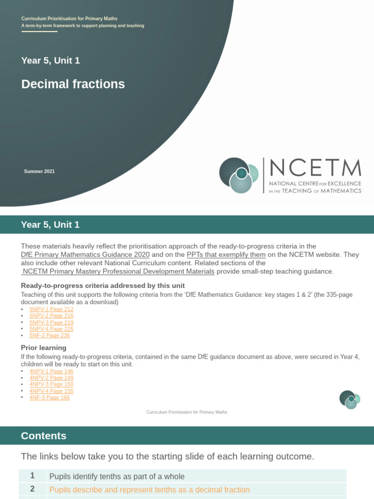 Year 5 Maths: Decimal Fractions Guide | PDF | Decimal | Significant Figures