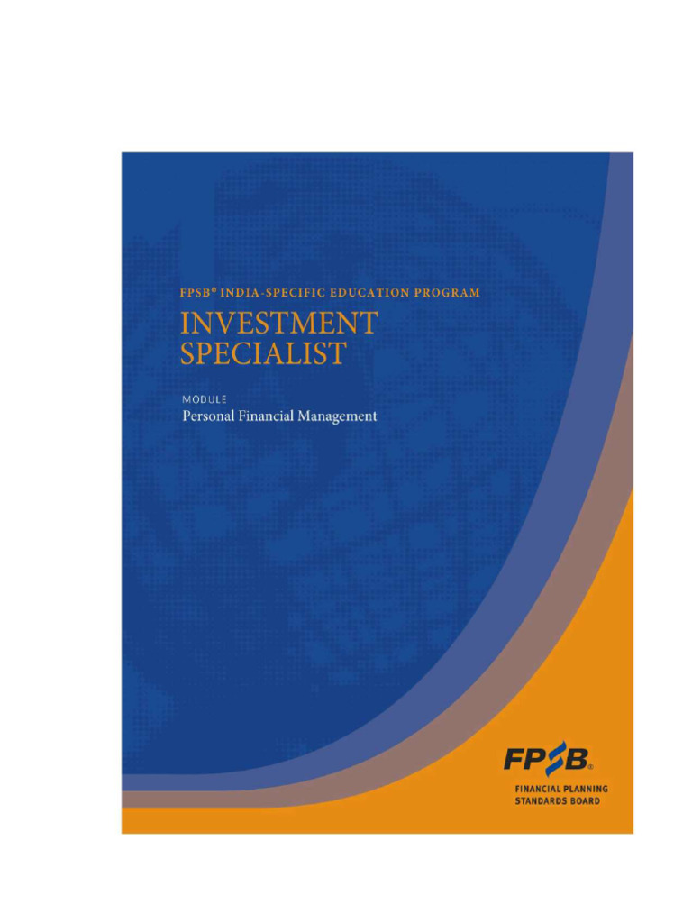 Personal Financial Management - India | PDF