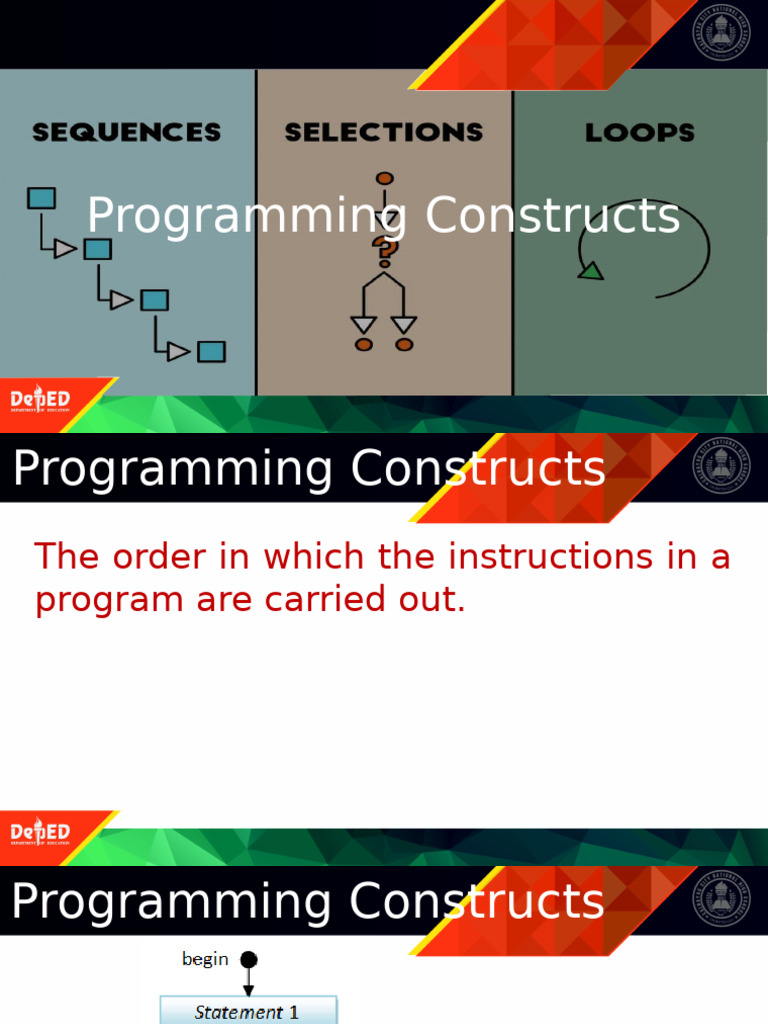 ComProg Q3 Programming Constructs | PDF
