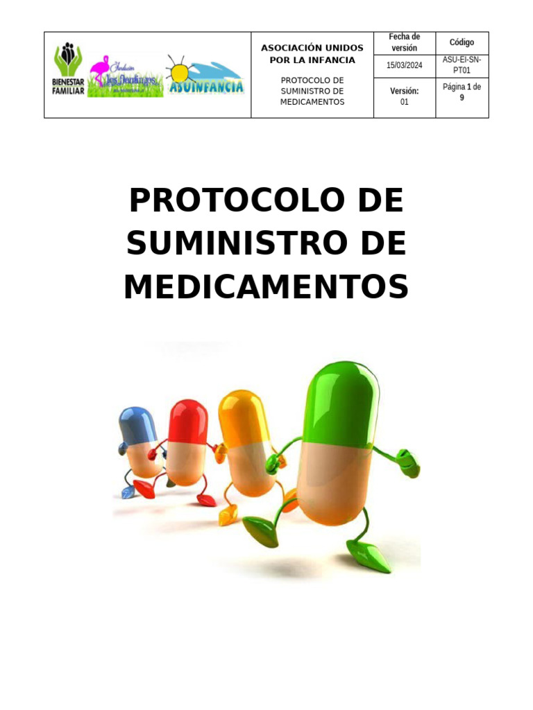 ASU-EI-SN-PT01 Protocolo de Suministro de Alimentos | PDF ...