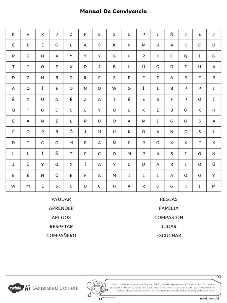 Word Search | PDF