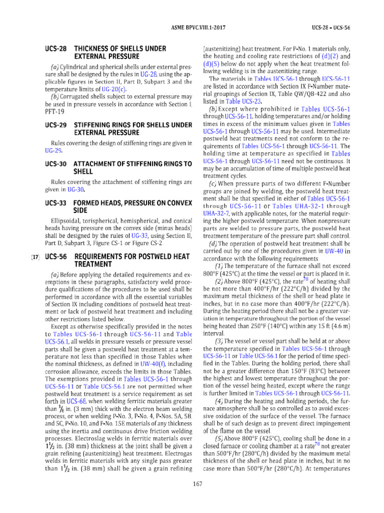 PWHT Requirements - ASME VIII | PDF