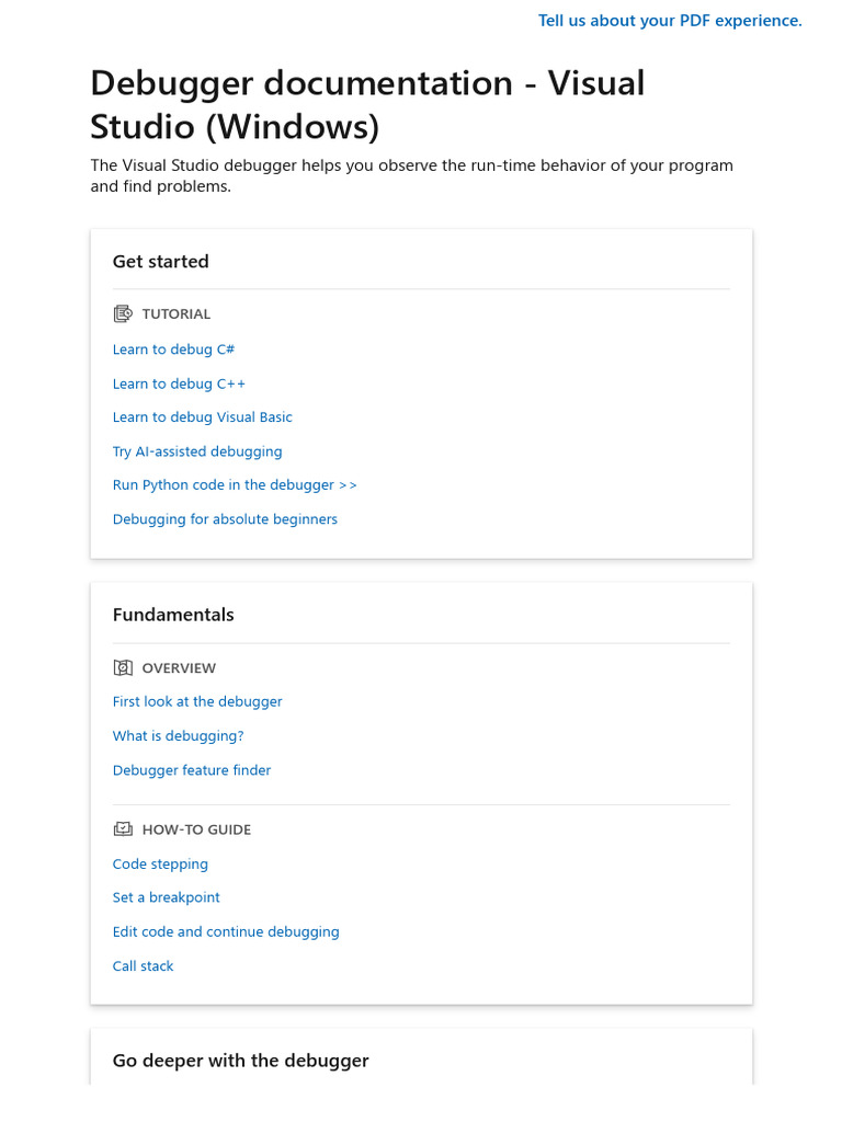 Visualstudio Debugger vs 2022 | PDF | Debugging | Software Bug