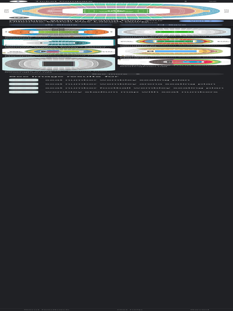 Wembley Stadium Seating Plan Guide | PDF