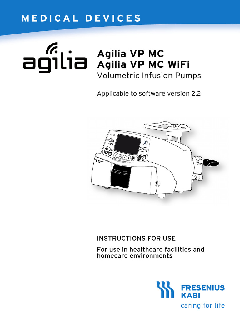 Agilia VP MC User Manual Overview | PDF | Intravenous Therapy ...