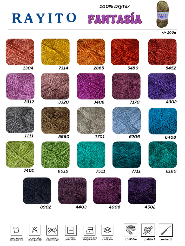 Carta de Color Rayito 2025 | PDF