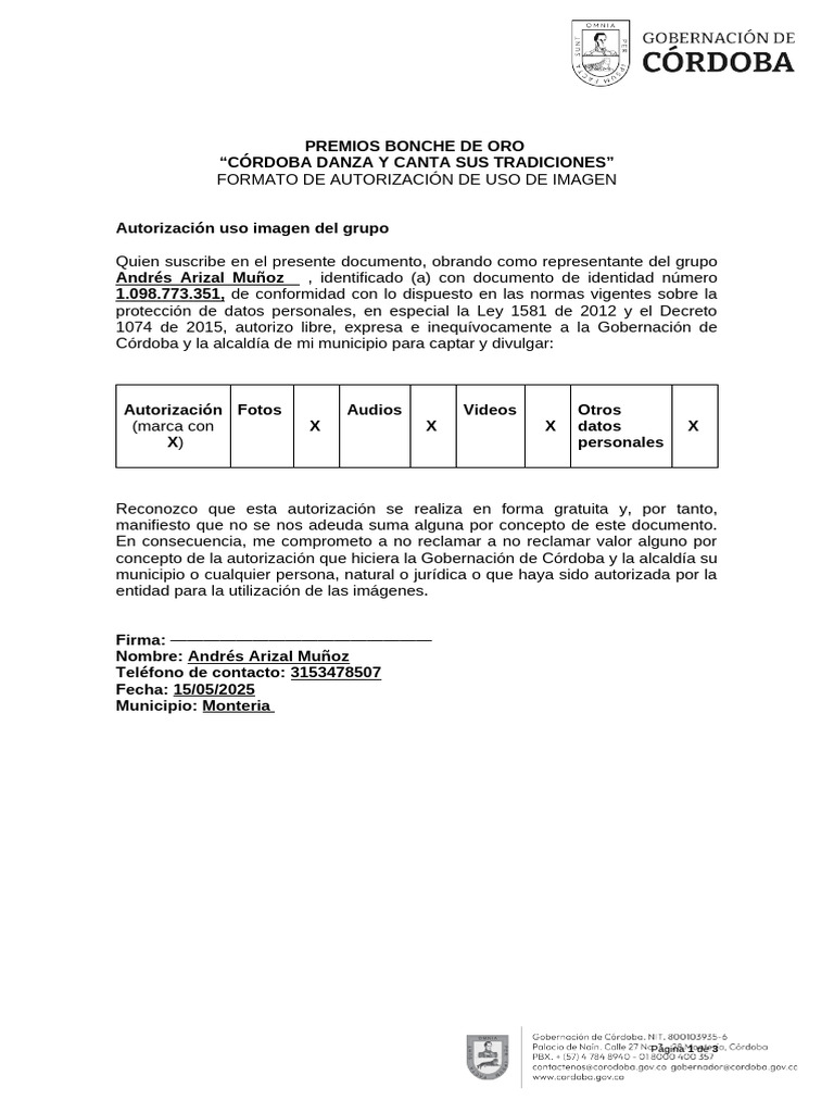 Copia de Formatos Bonche de Oro 2025 | PDF