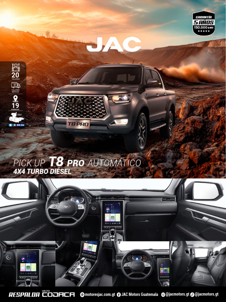 Ficha Tecnica t8 Pro Automatico | PDF | Eje | Carros deportivos