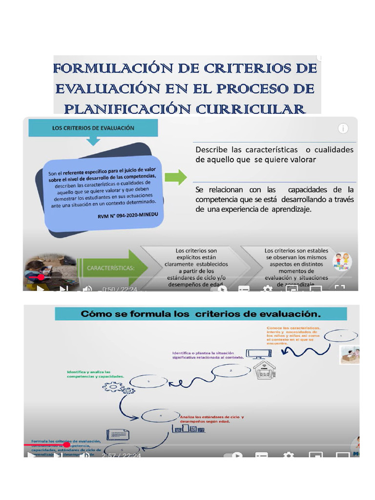 Formular Criterios de Evaluacion Inicial | PDF