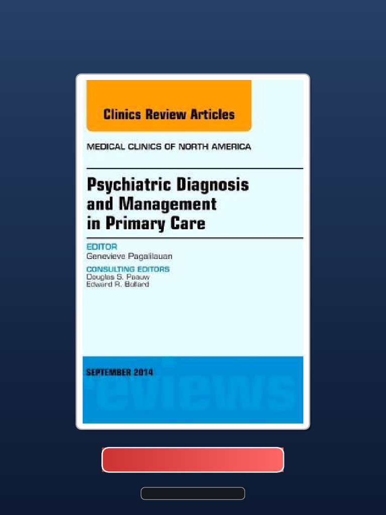 Complete Bundle Psychiatric Diagnosis and Management in Primary Care An ...