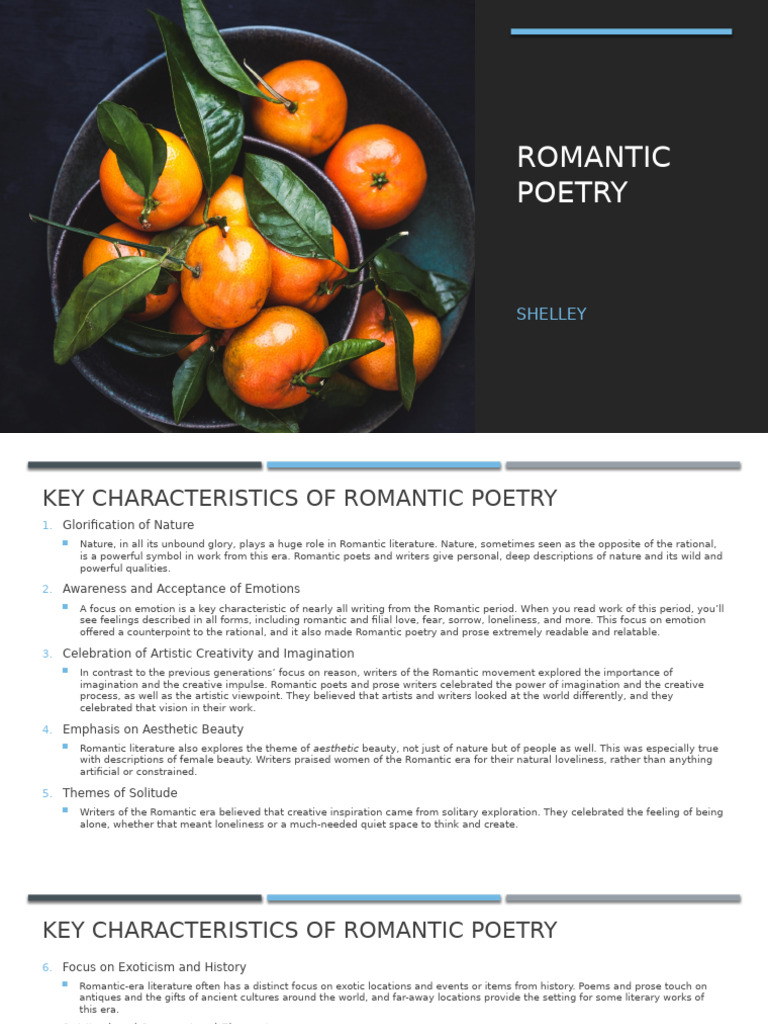 Romantic Poetry - Shelley | PDF | Percy Bysshe Shelley | Romanticism