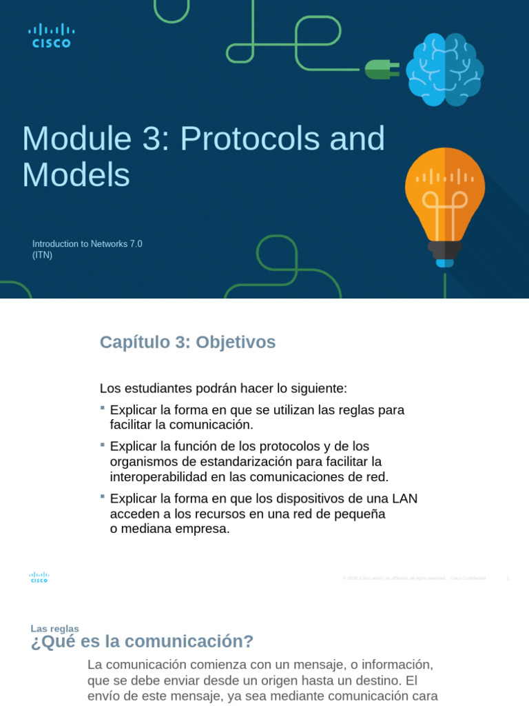 ITN Module 3 | PDF | Red de computadoras | Protocolos de internet