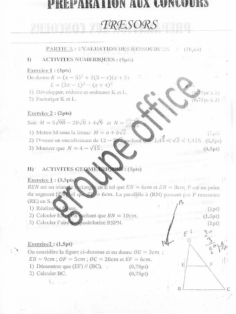 Tresors Maths 2011 | PDF