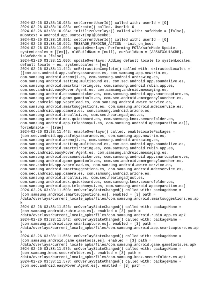 Lom Log | PDF | Android (Robot) | Operating System Families