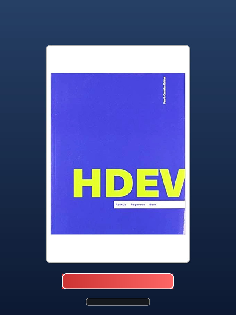 HDEV 4th Canadian Edition by Rogerson Rathus Full Download | PDF