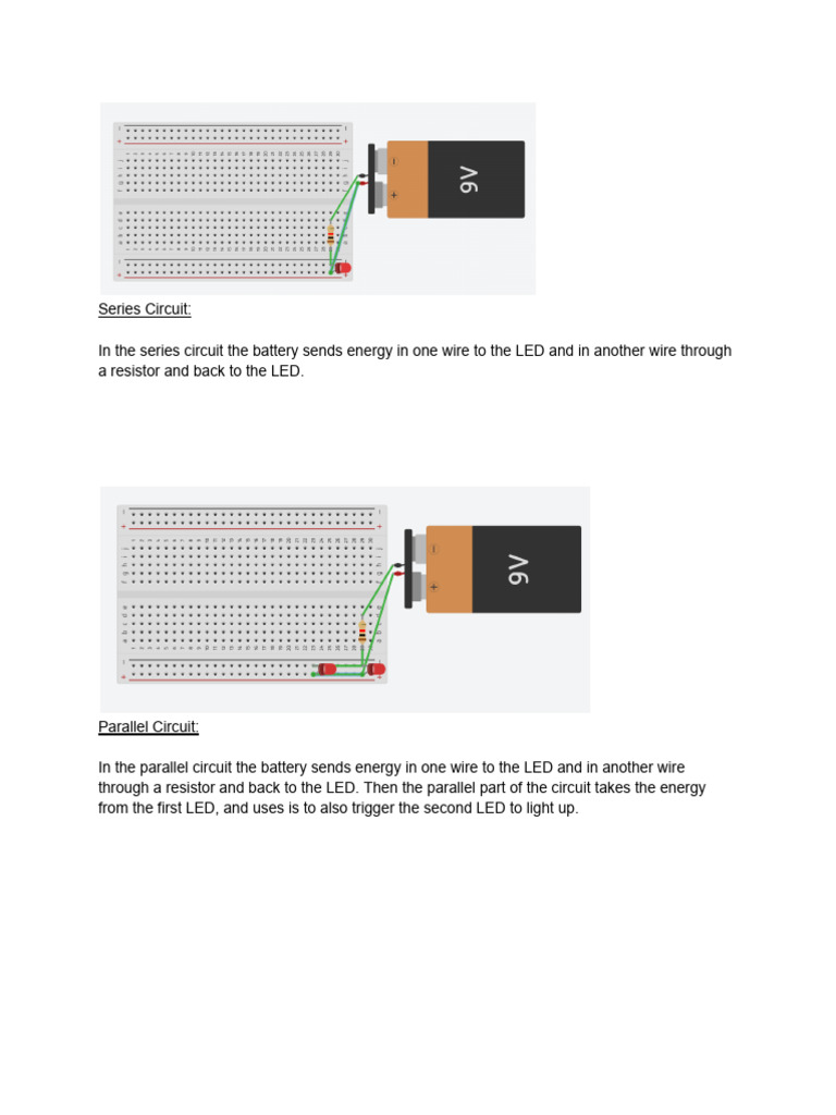 Circuits Project - TinkerCad | PDF