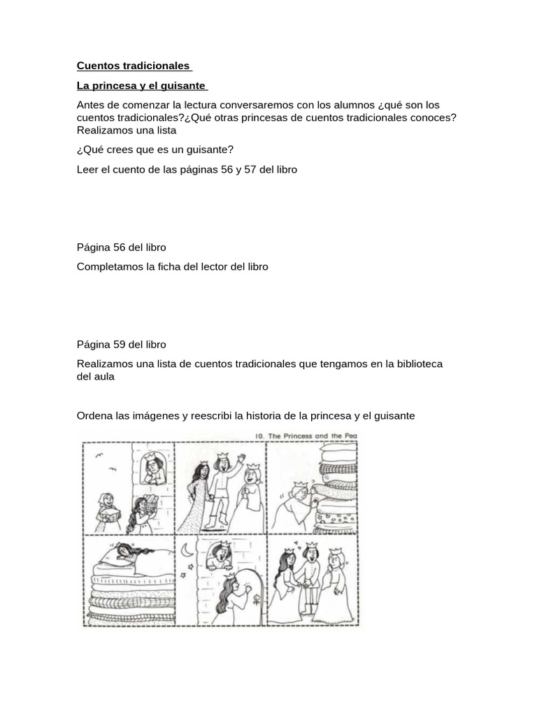 La Princesa y El Guisante | PDF