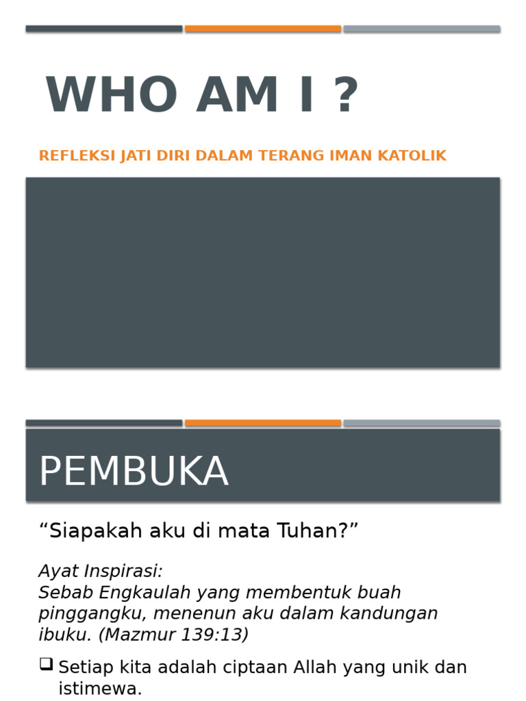 Who Am I Presentation | PDF