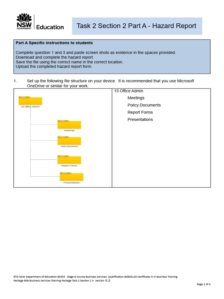 Task 2 Section 2 Part A - Hazard Report Cluster 2 | PDF