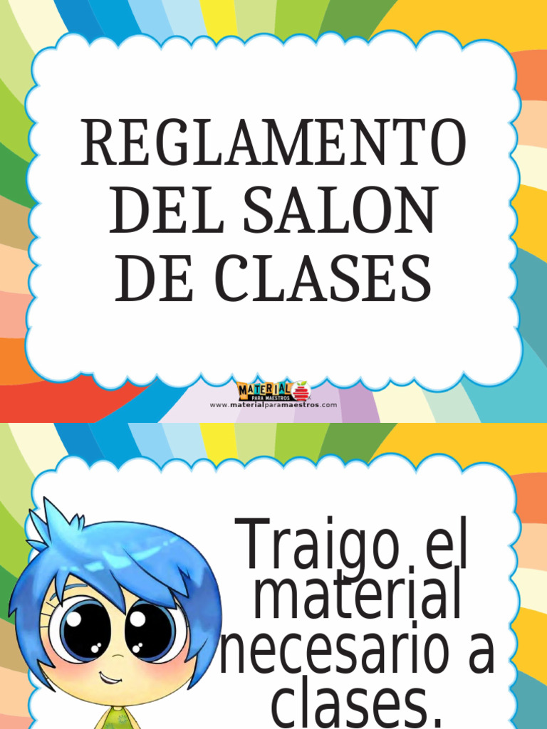Reglamento Del Salón - Intensa-Mente | PDF