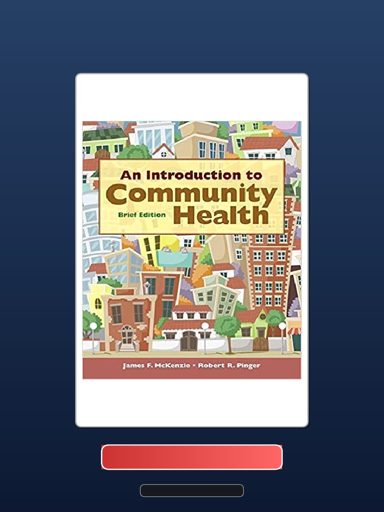 An Introduction To Community Health Brief Edition Brief Edition Ebook ...