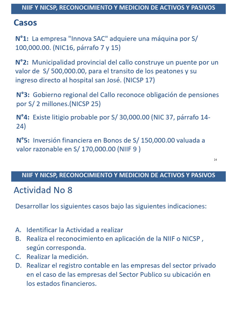 Act8 Niif y Nicsp Sem13 2025a | PDF