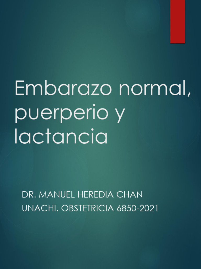 T3 Embarazo Normal, Puerperio y Lactancia | PDF | El embarazo | Periodo ...