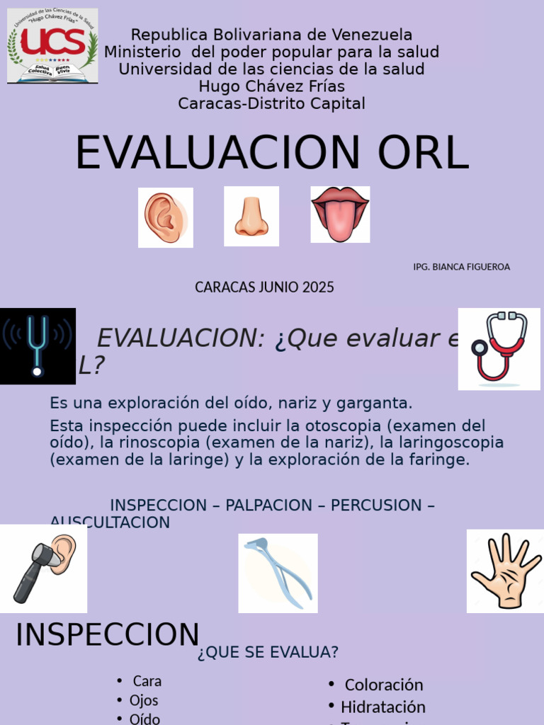 Examen Fisico Orl-1 | PDF