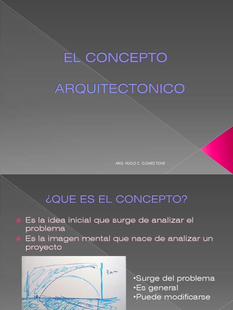 El Concepto Arquitectonico