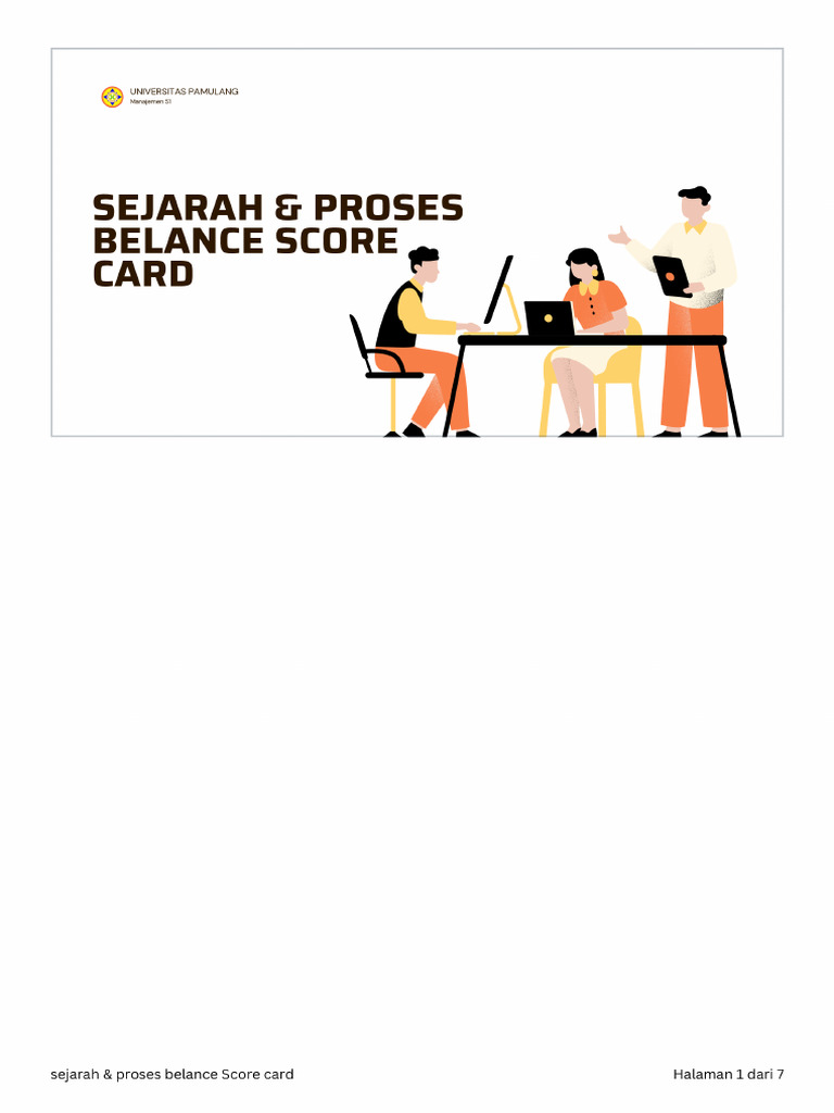 Sejarah & Proses Belance Score Card - 20250416 - 085810 - 0000 | PDF