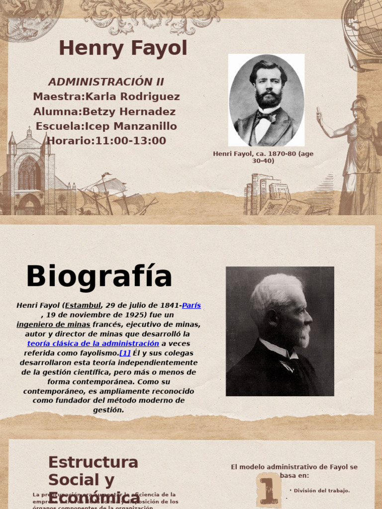 Teoría Administrativa de Henri Fayol | PDF