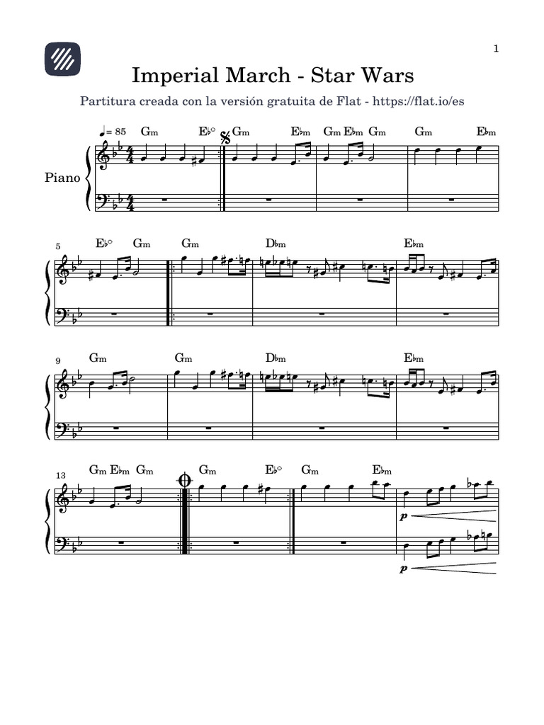 Imperial March Star Wars | PDF