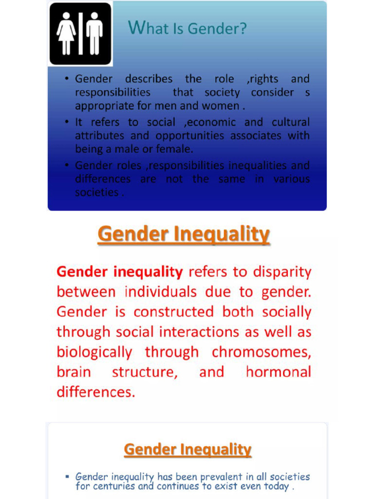 Gender Inequality in Social Science | PDF
