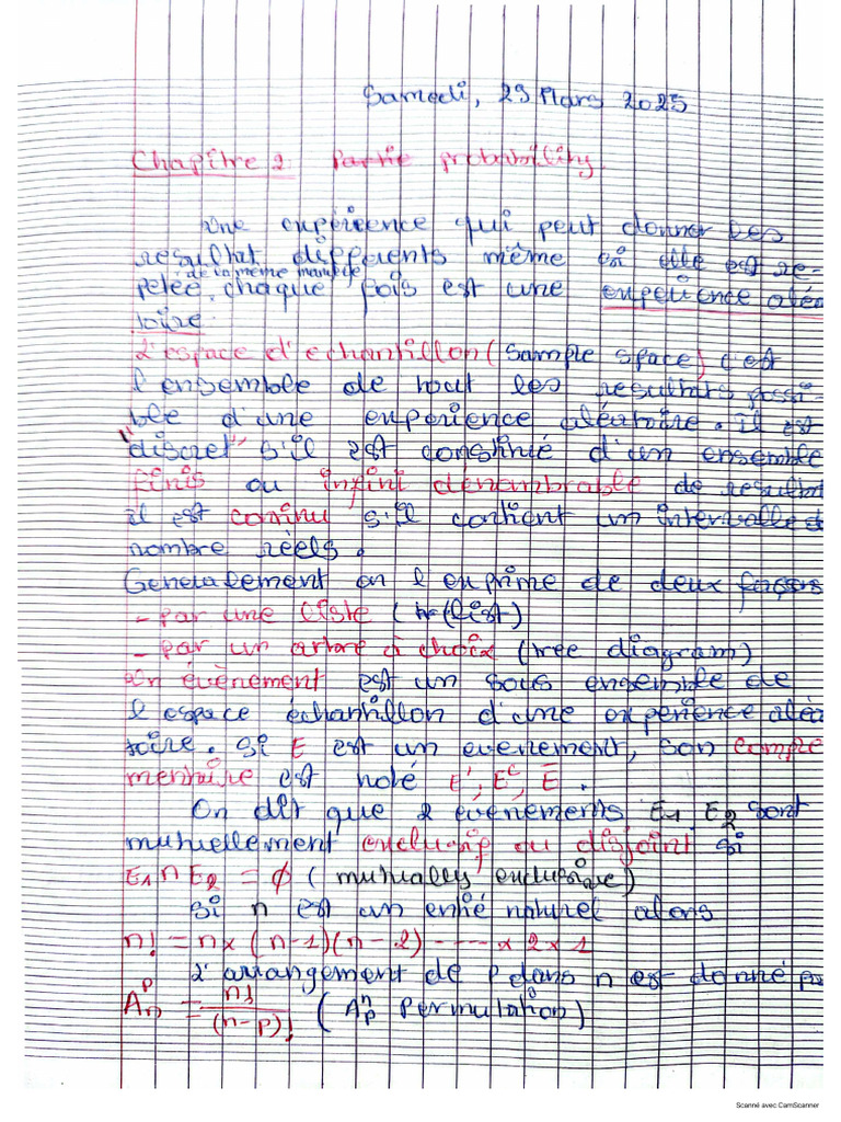 TD Chap 2 Proba | PDF