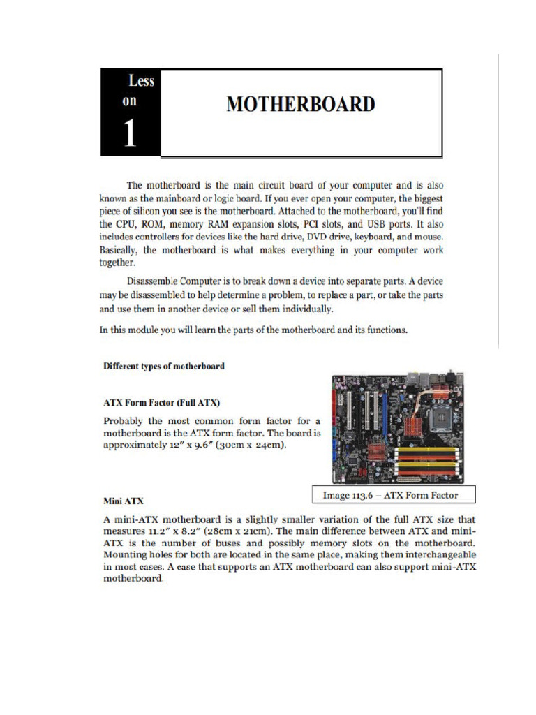 Motherboard | PDF