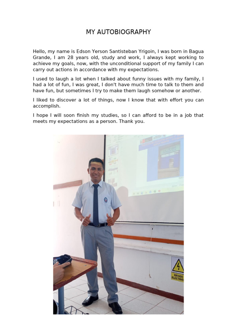 My Autobiography | PDF