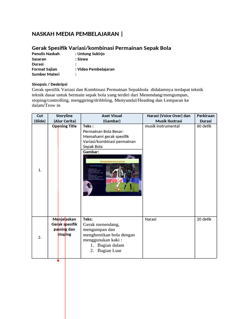Contoh Storyboard | PDF
