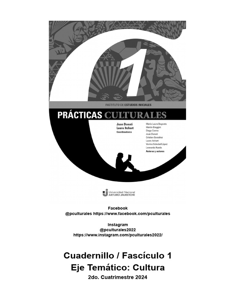 PC - 2c - Cuadernillo 2024 - Fascículo 1 - Eje Temático Cultura | PDF ...