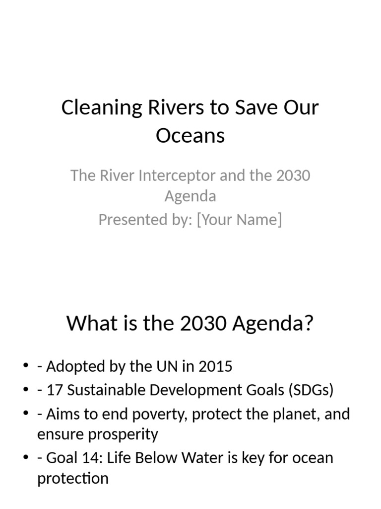 River Interceptor Presentation | PDF