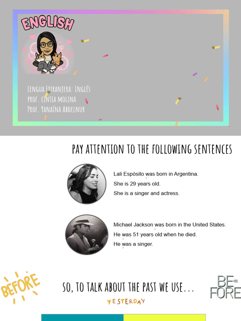 Past Form Verb Be - Epja 20 | PDF