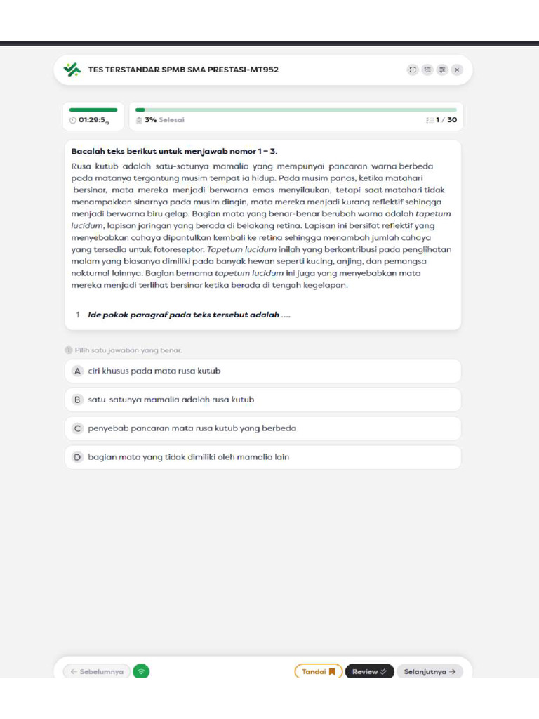 Tryout SPMB 2025 | PDF