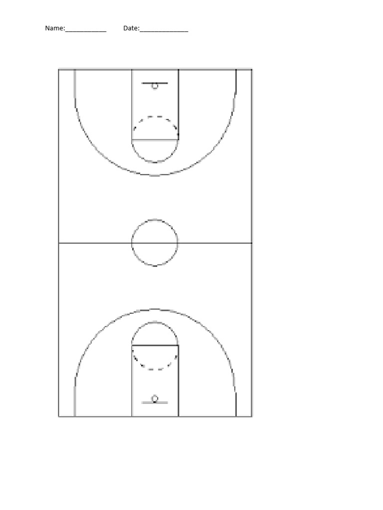Basektball Court Diagram | PDF