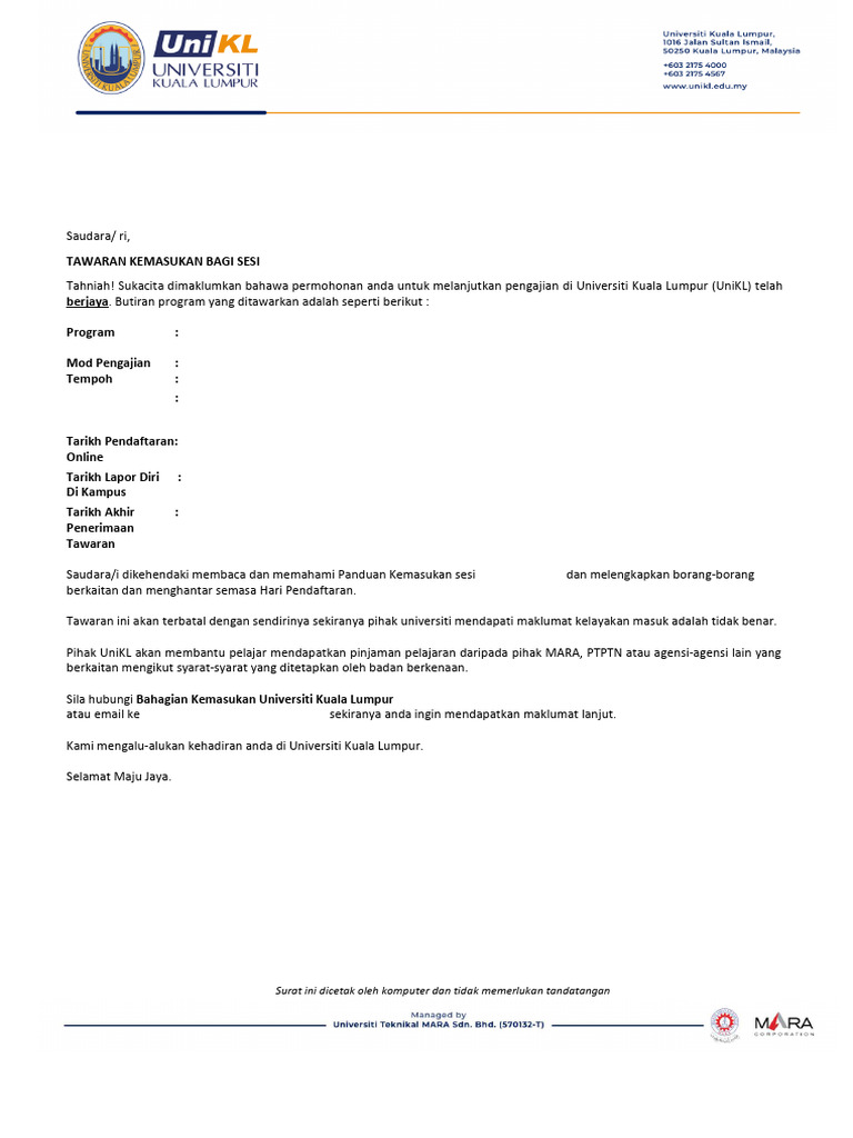 Offer Letter 3 | PDF