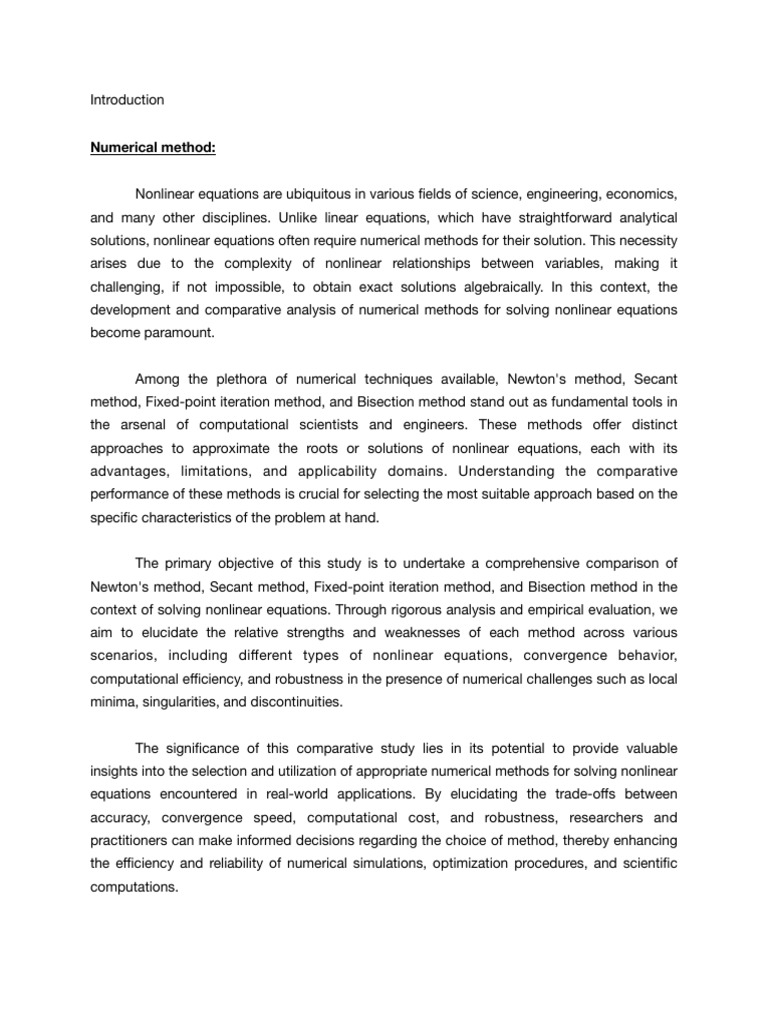 Introduction | PDF | Numerical Analysis | Integral