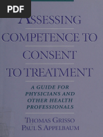 Appelbaum Criteria for Patient Capacity | PDF | Dementia | Medical ...