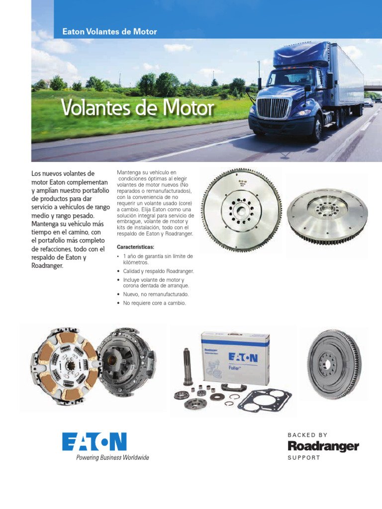Engine Flywheels Spanish | PDF | Máquinas | Tecnología del motor