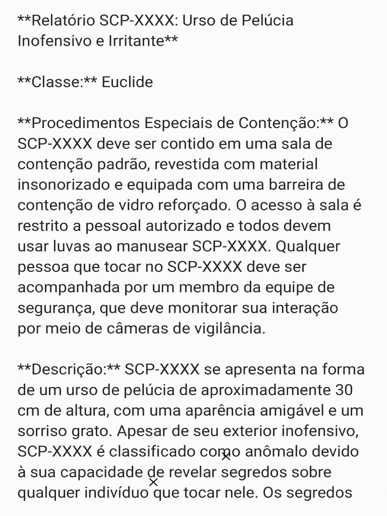 SCP | PDF