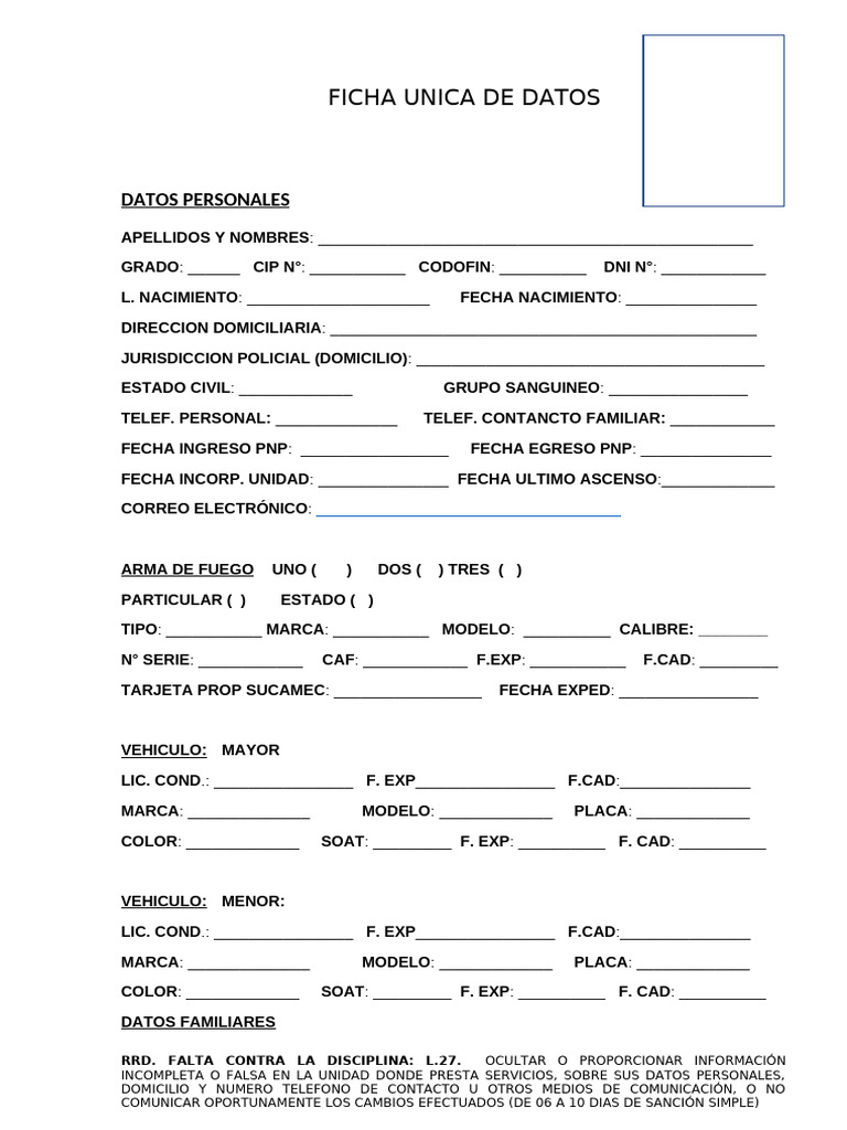 Ficha de Datos | PDF | Autenticación | Control de acceso